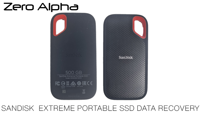 Sandisk Extreme Portable SSD Data Recovery
